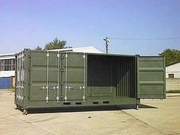 Dry Box Stålcontainere med endedør og sidedøre