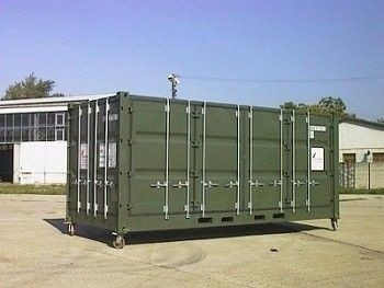 Dry Box Stålcontainere med endedør og sidedøre